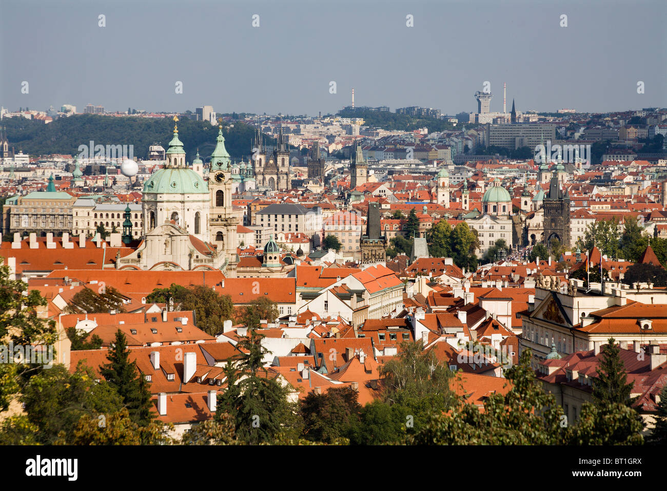 Prague town center hi-res stock photography and images - Alamy