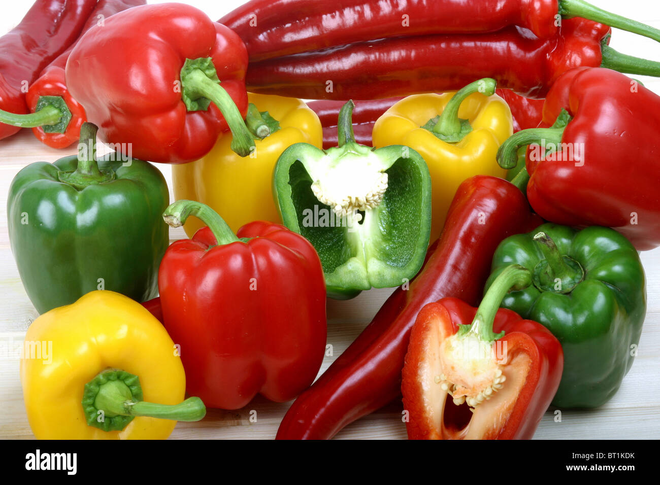 selection of peppers Stock Photo - Alamy