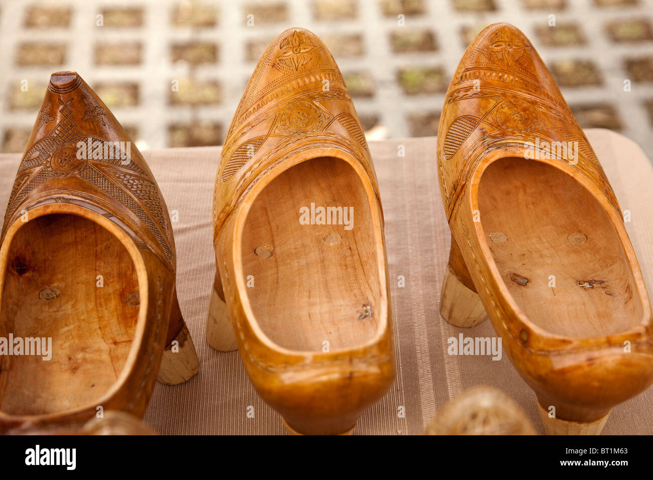 Albarcas o almadreñas pasiegas tìpicas de Cantabria España typical ...