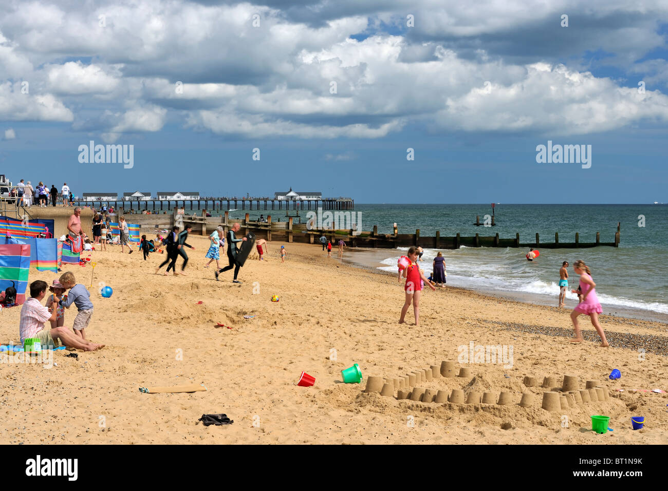 Southwold sandy beach hi-res stock photography and images - Alamy