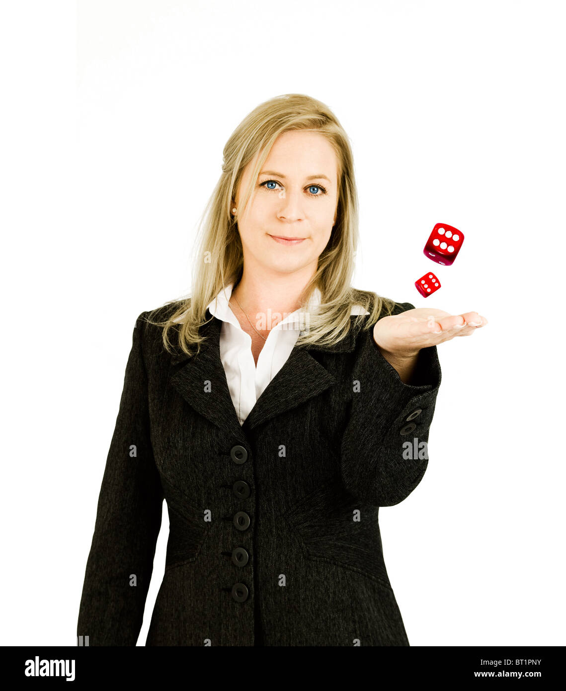 Two women playing dice game hi-res stock photography and images - Alamy
