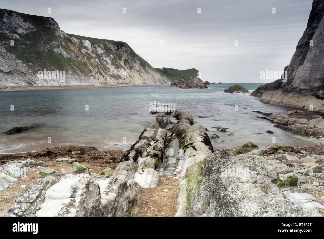 Man o war Cove, Dorset Stock Photo - Alamy