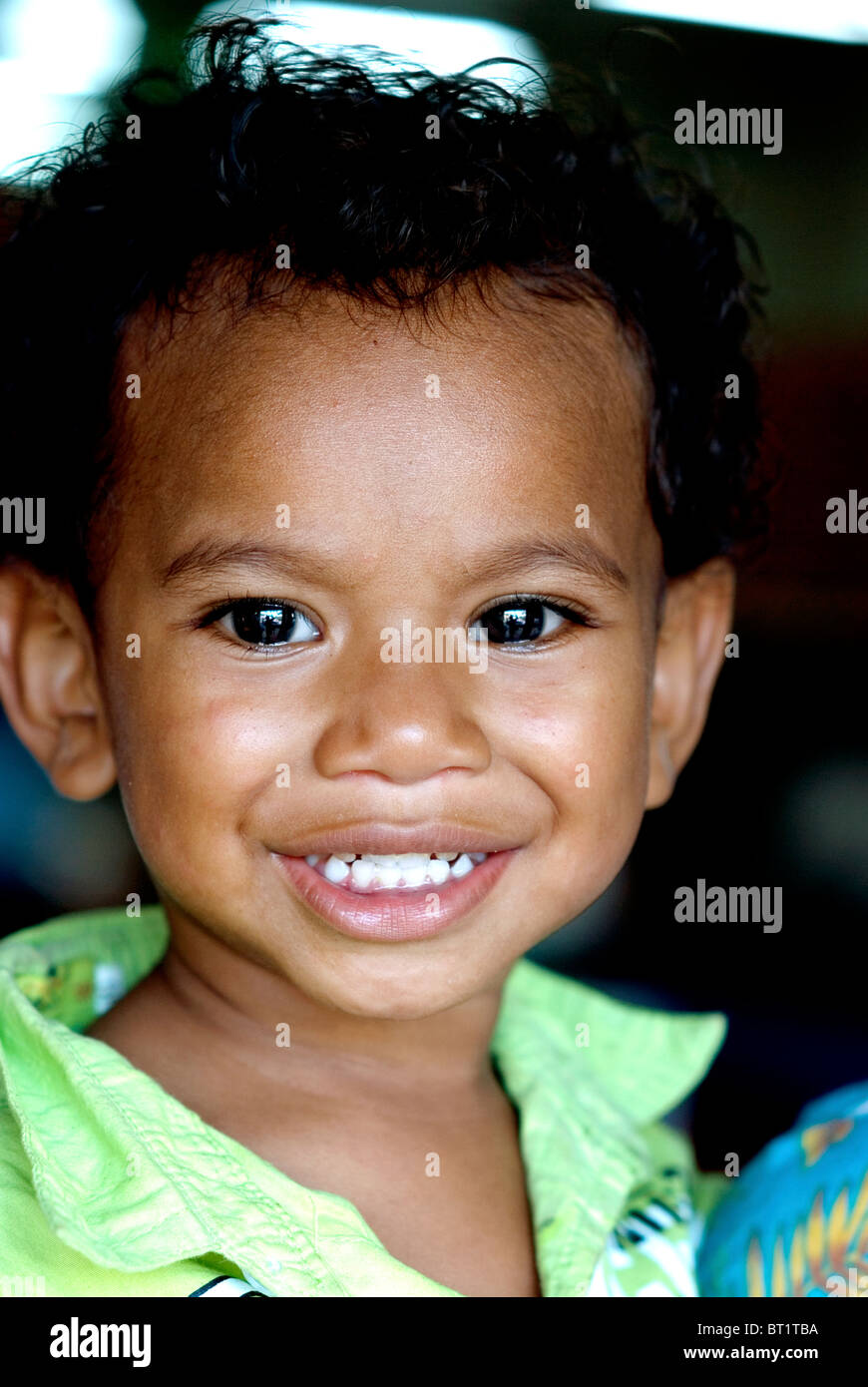 fiji, nadi, boy in town Stock Photo - Alamy