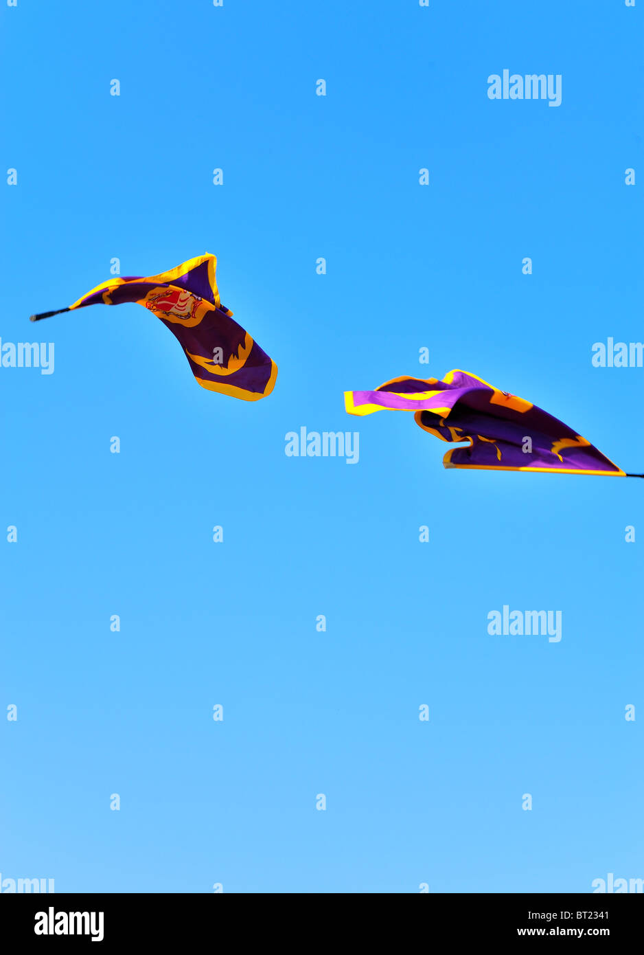 Flaying flags hi-res stock photography and images - Alamy