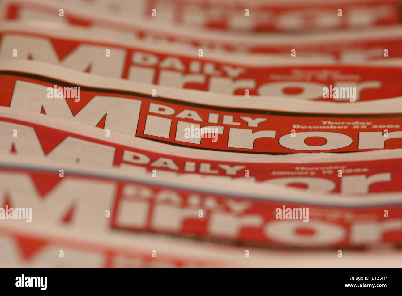 Mirror group newspaper hi-res stock photography and images - Alamy