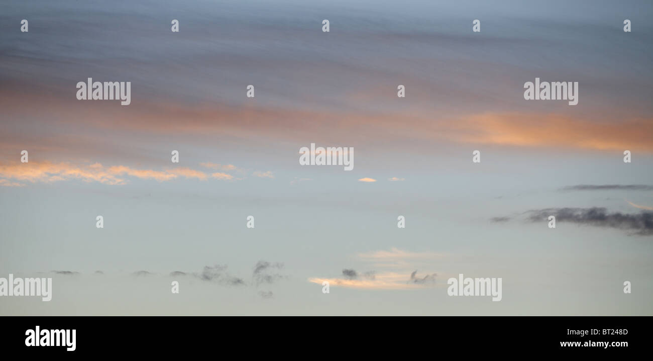 Calm relaxing evening sky background Stock Photo - Alamy