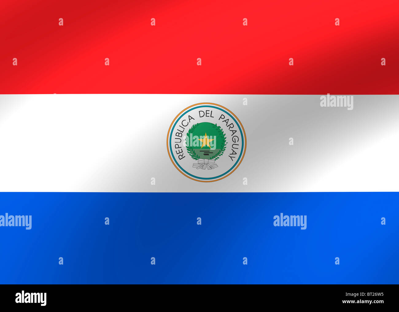 Paraguay flag hi-res stock photography and images - Alamy
