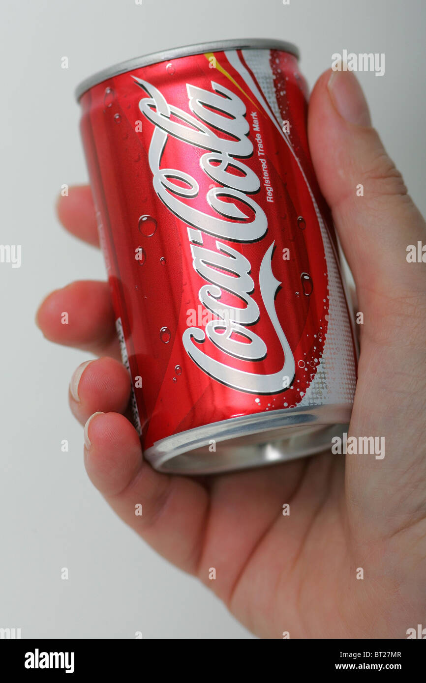 Tiny Coca-Cola Cans Stock Photo - Alamy