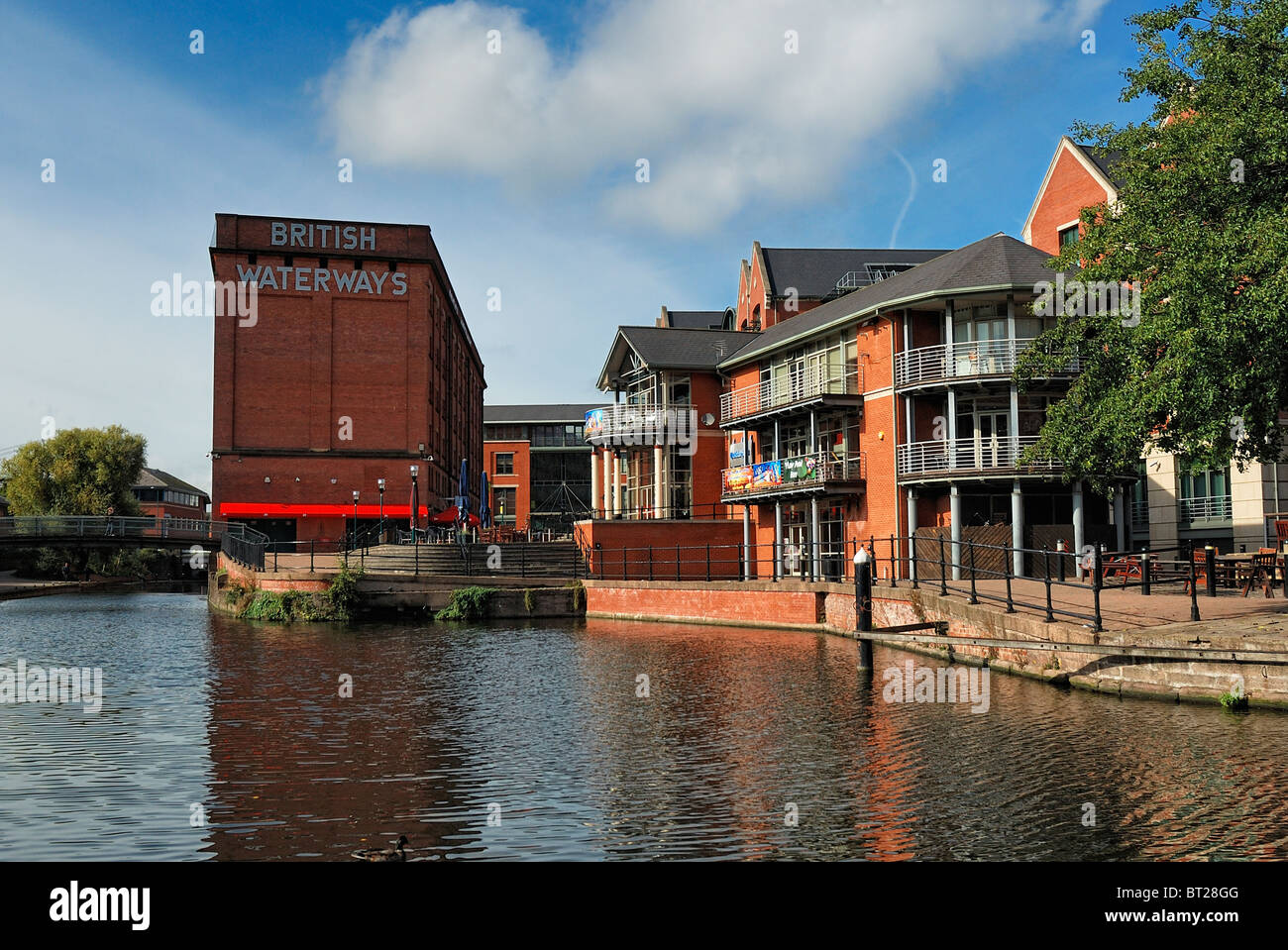 Castle Wharf waterfront development Nottingham england uk Stock Photo ...