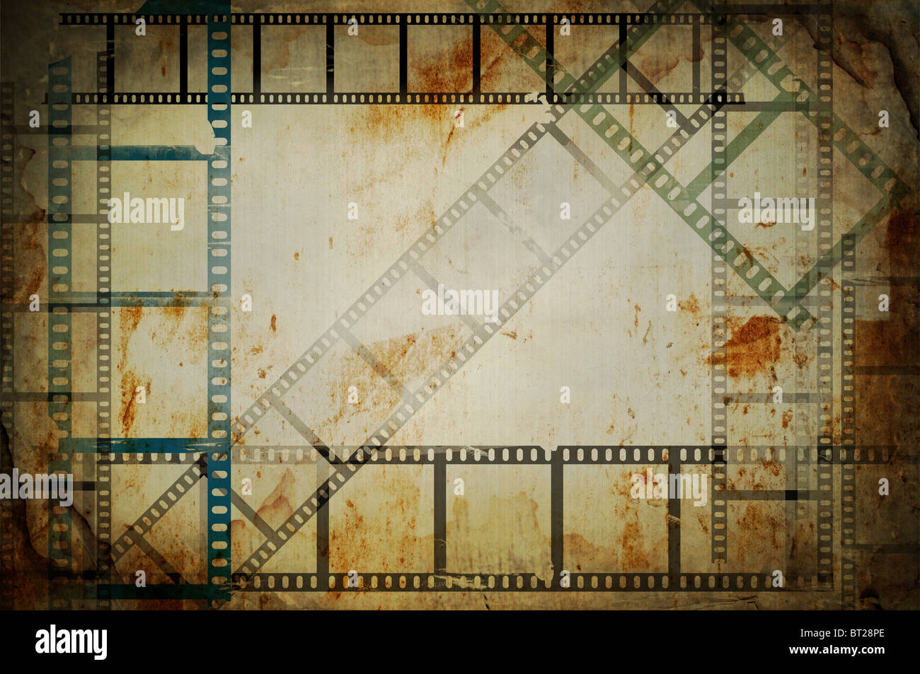 Grunge cinema background with rough textures Stock Photo - Alamy