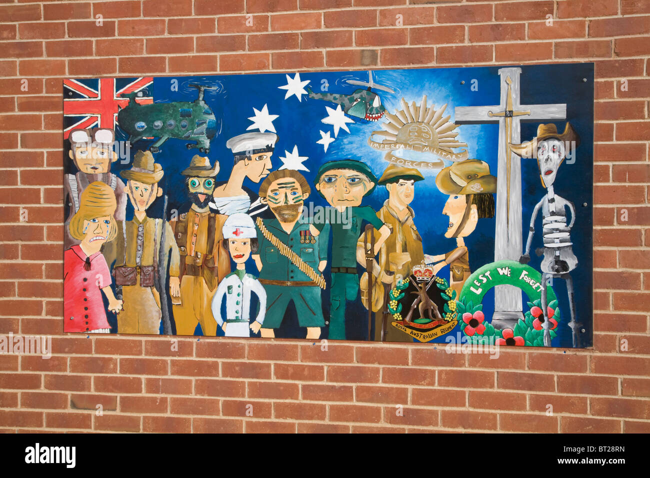Anzac day mural hi-res stock photography and images - Alamy