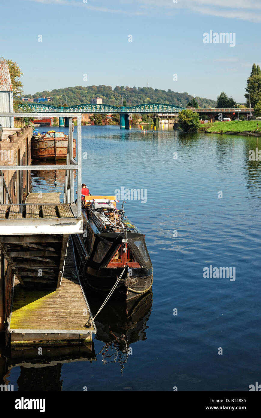 river trent nottingham england uk Stock Photo - Alamy