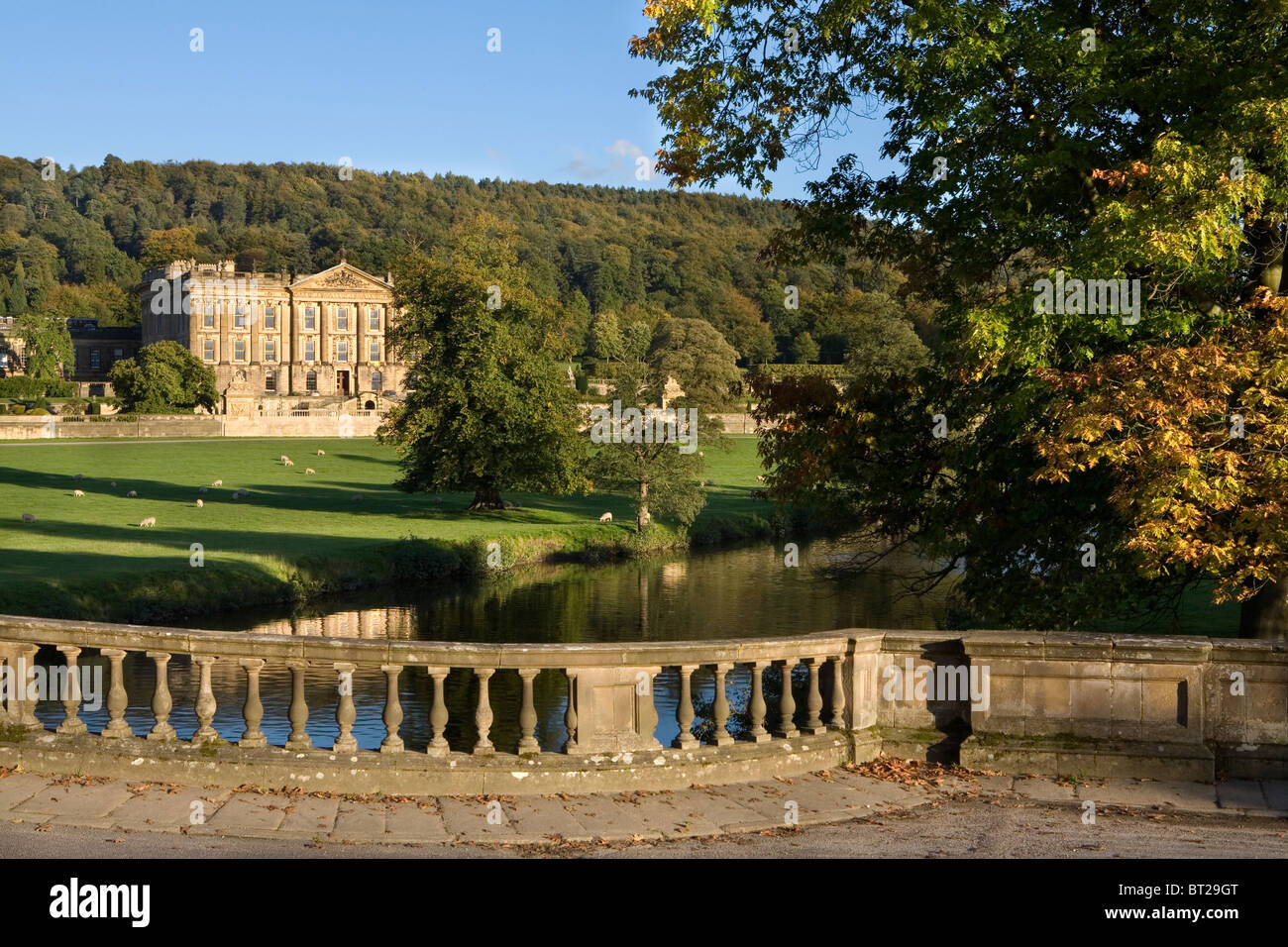 Chatsworth House, Derbyshire, England, UK Stock Photo - Alamy
