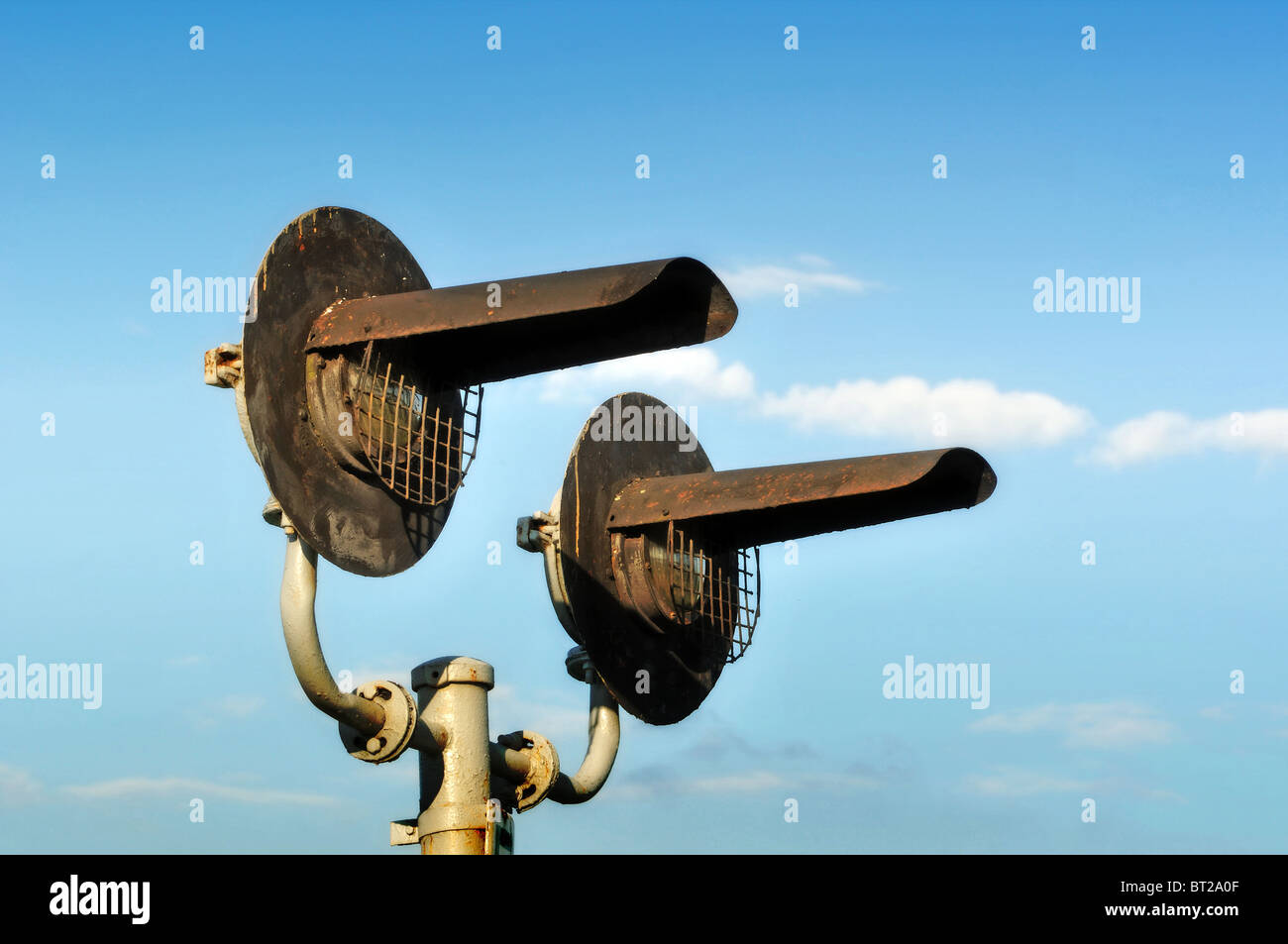 Old train signals hi-res stock photography and images - Alamy