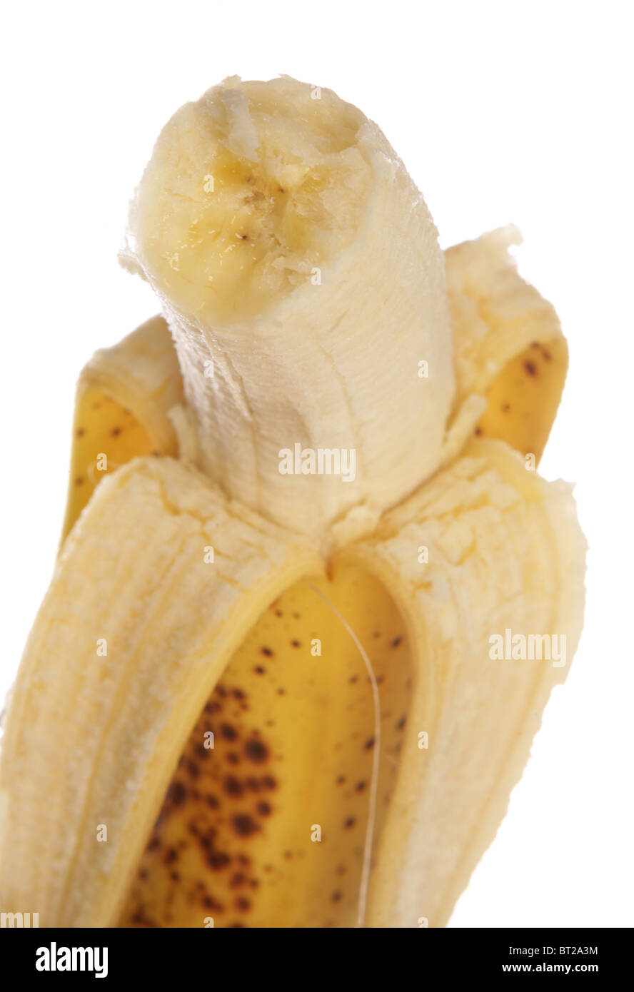 Half of banana hi-res stock photography and images - Alamy