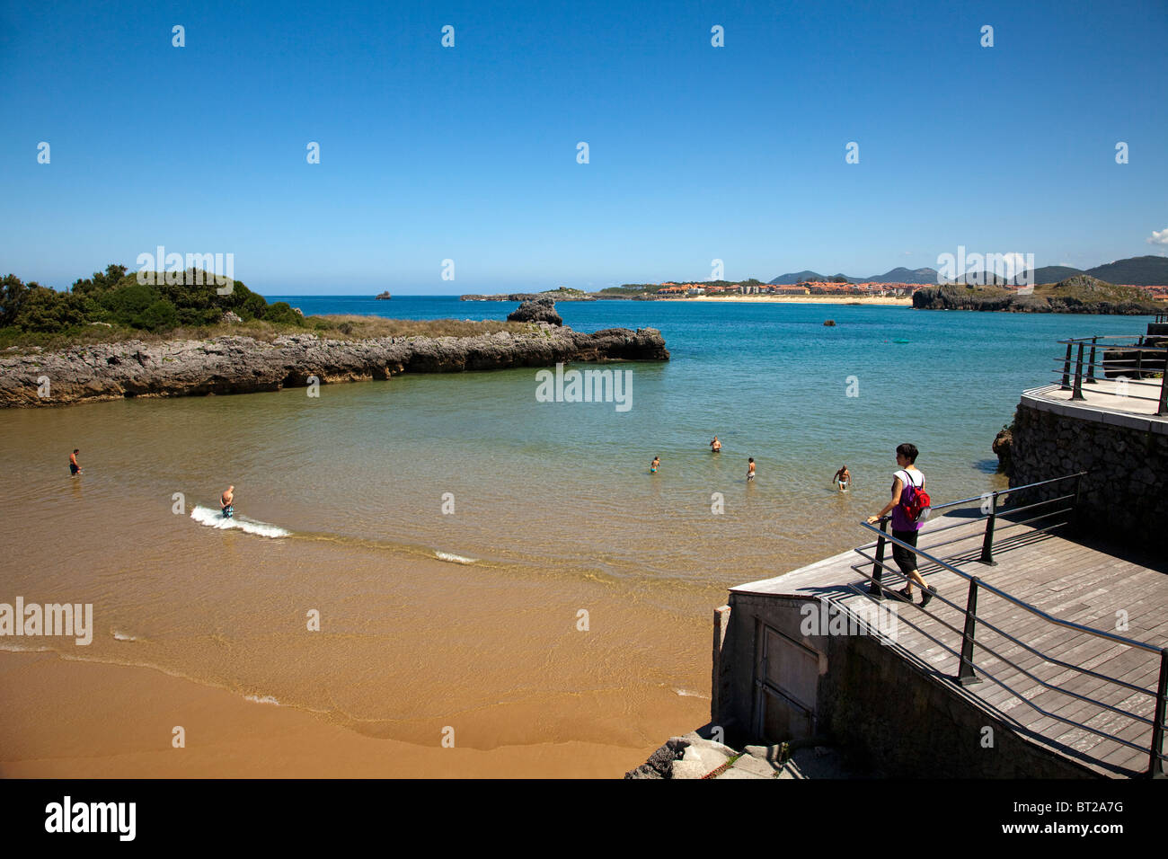 Playa de El Sable Isla Cantabria España Sable beach isla Cantabria ...