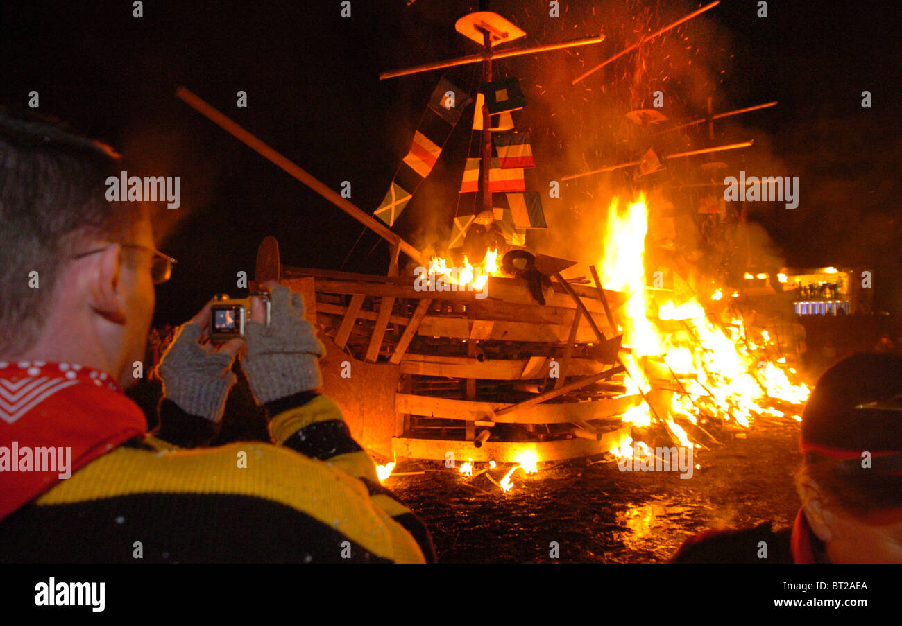 East Hoathly bonfire night celebrations: the bonfire themed as the ...