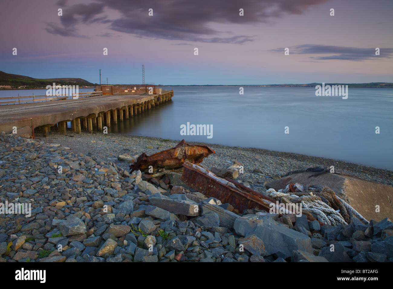 Cairnryan Deep South Jetty, Loch Ryan, Dumfries & Galloway, Scotland ...