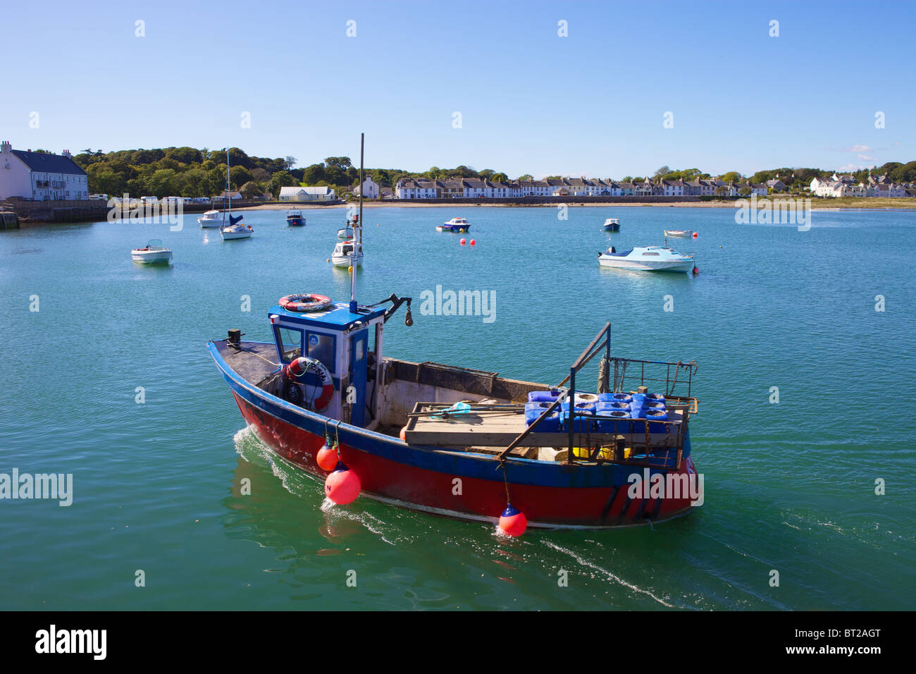 Garlieston Harbour, The Machars, Dumfries & Galloway, Scotland Stock ...