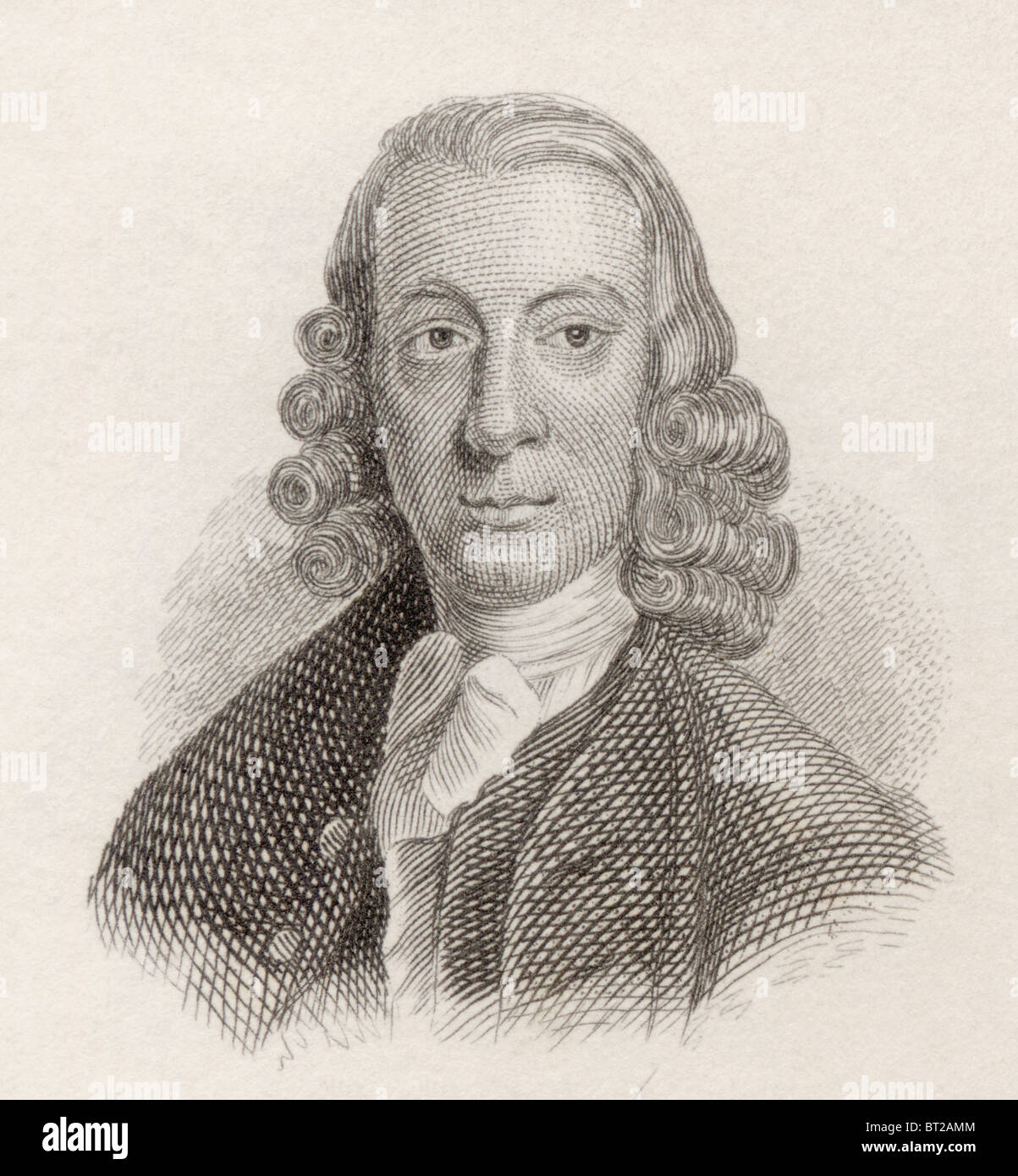 Henry Brooke, 1703 to 1783. Irish novelist and dramatist Stock Photo ...