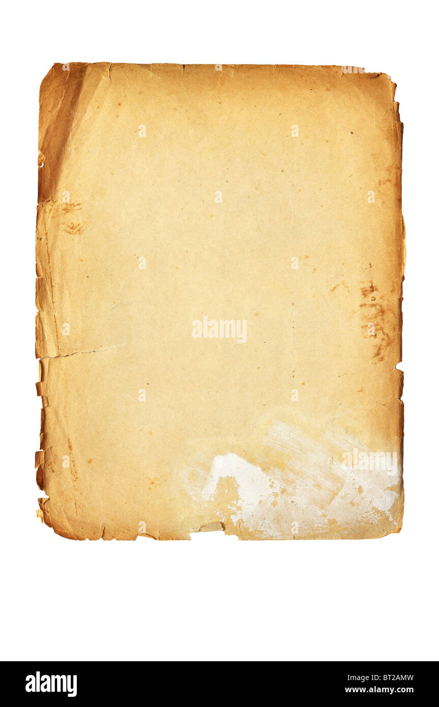 Torn Old Paper High Resolution Stock Photography and Images - Alamy