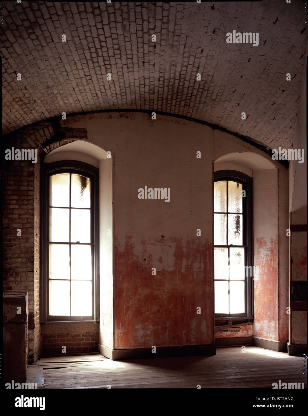 Windows in old Fort Point, San Francisco Stock Photo - Alamy