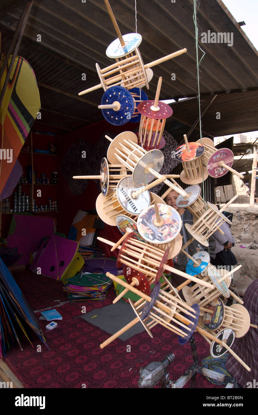 Kite shop in Kabul Stock Photo - Alamy