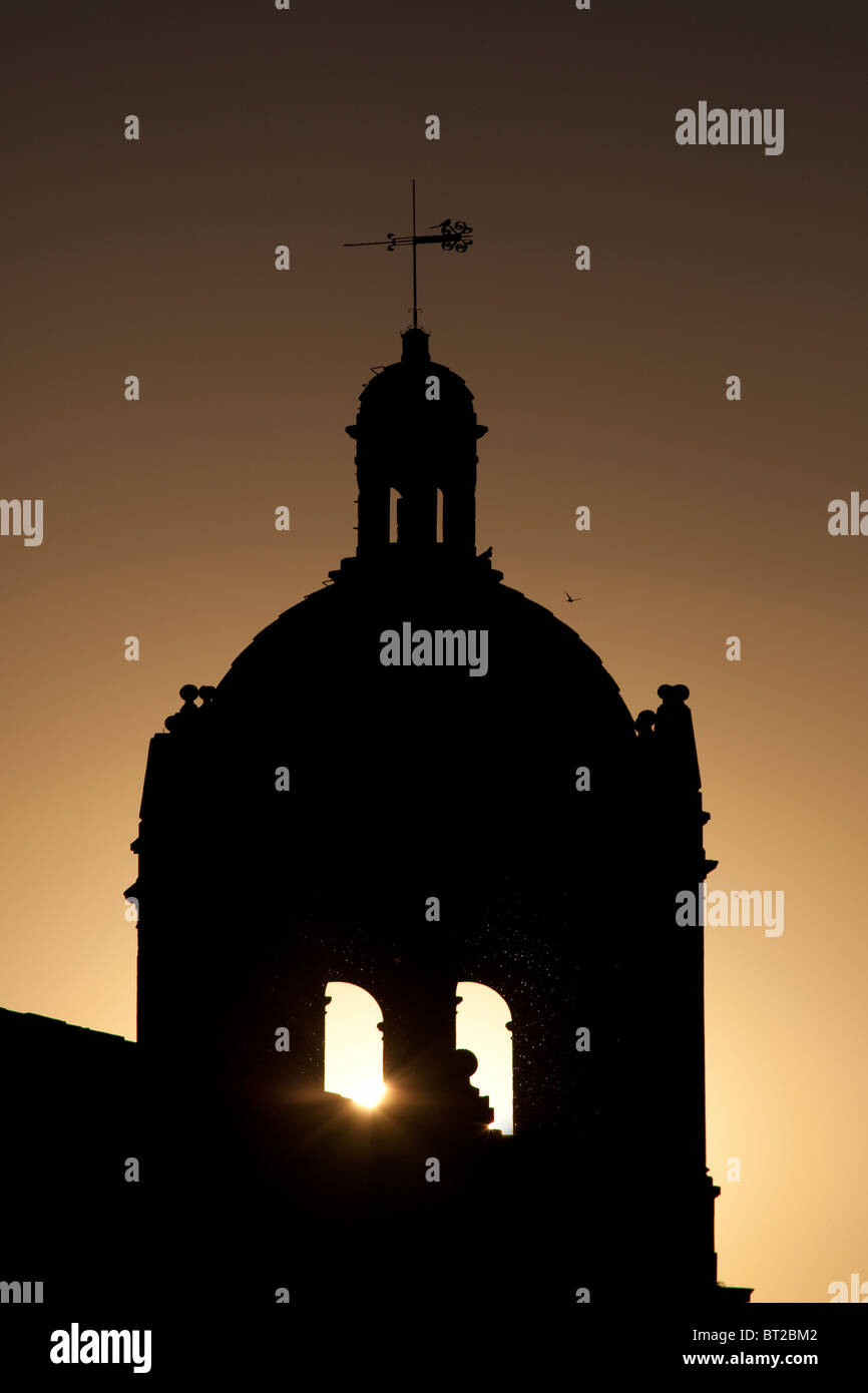 Nightfall in Salamanca, Castilla y Leon, Spain Stock Photo - Alamy