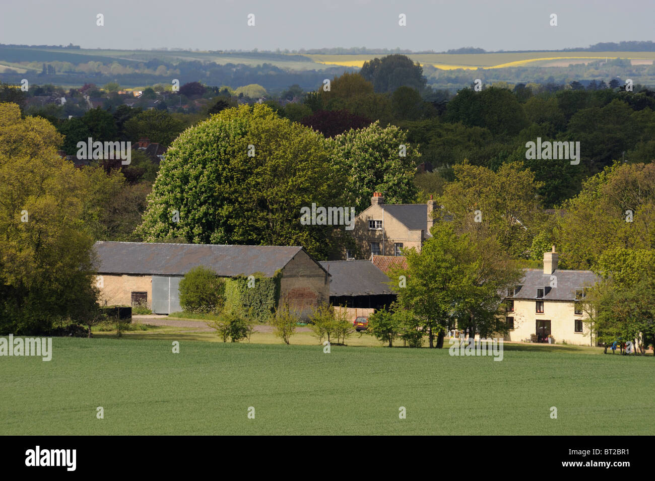 farm buildings cambridge Stock Photo - Alamy