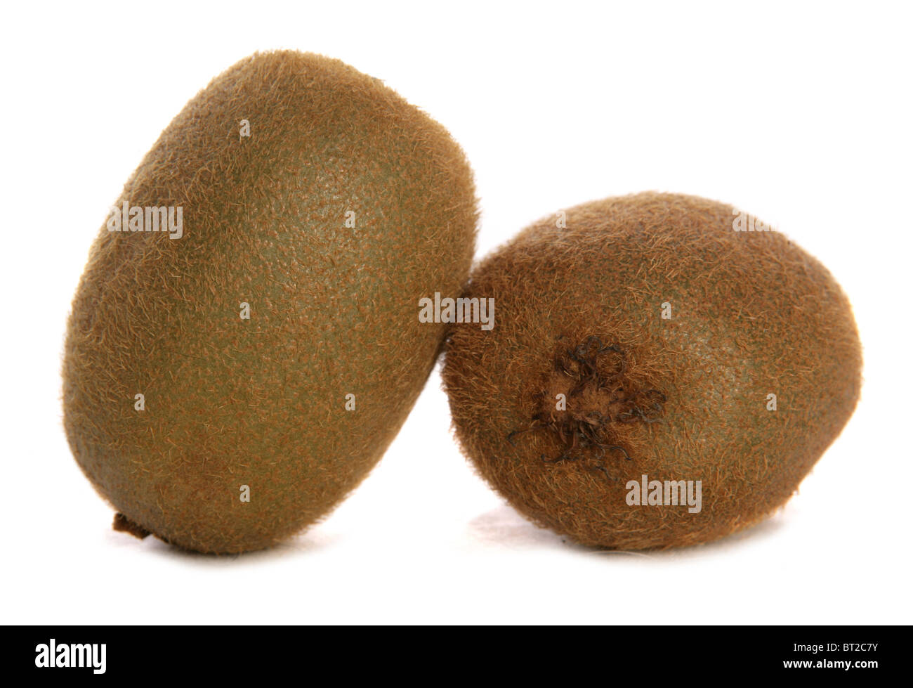 Two kiwi fruits studio cutout Stock Photo - Alamy