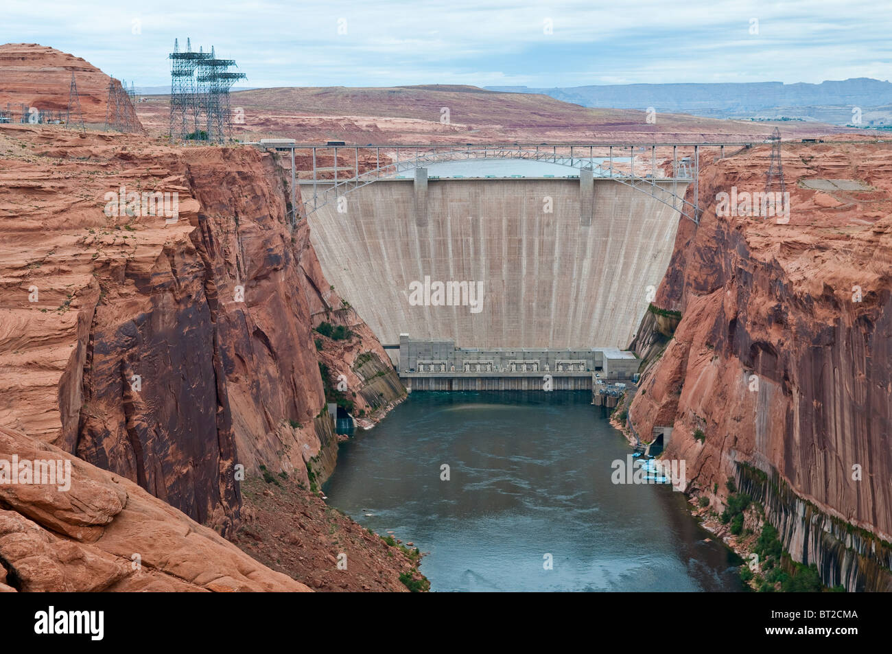 Glen Canyon Dam, Lake Powell, Page, Arizona, USA Stock Photo - Alamy