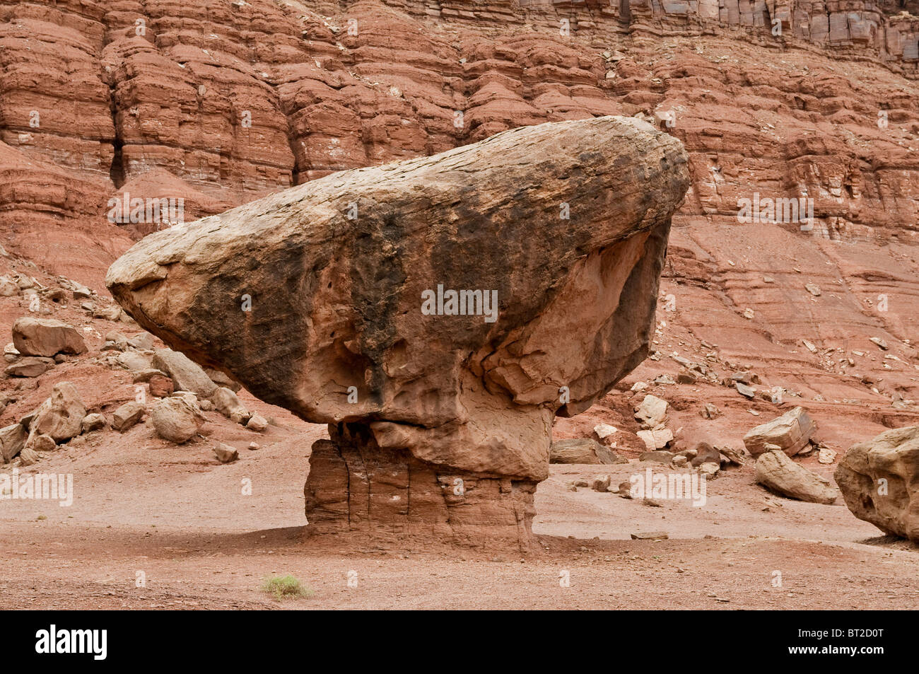 Balanced Rock, Vermillion Cliffs, Marble Canyon, Arizona, USA Stock ...