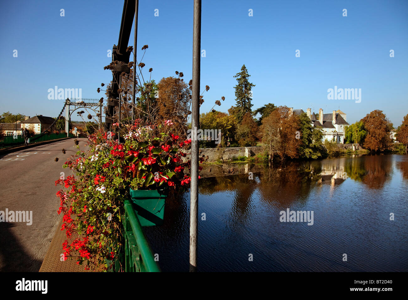 Vienne River in Matours Bonneuil France Stock Photo - Alamy