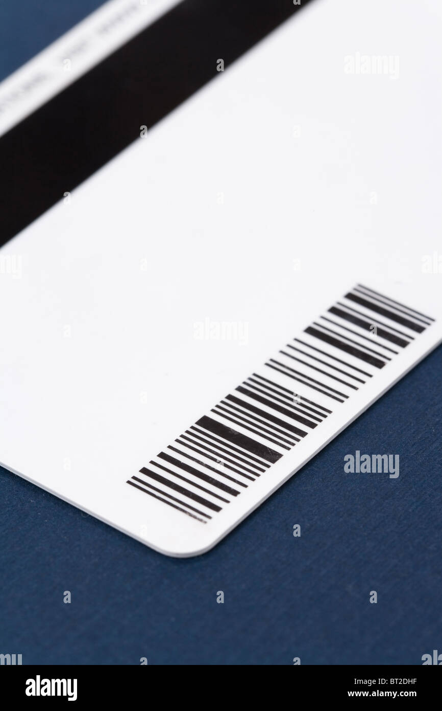 Plastic Digital Data Card close up Stock Photo - Alamy