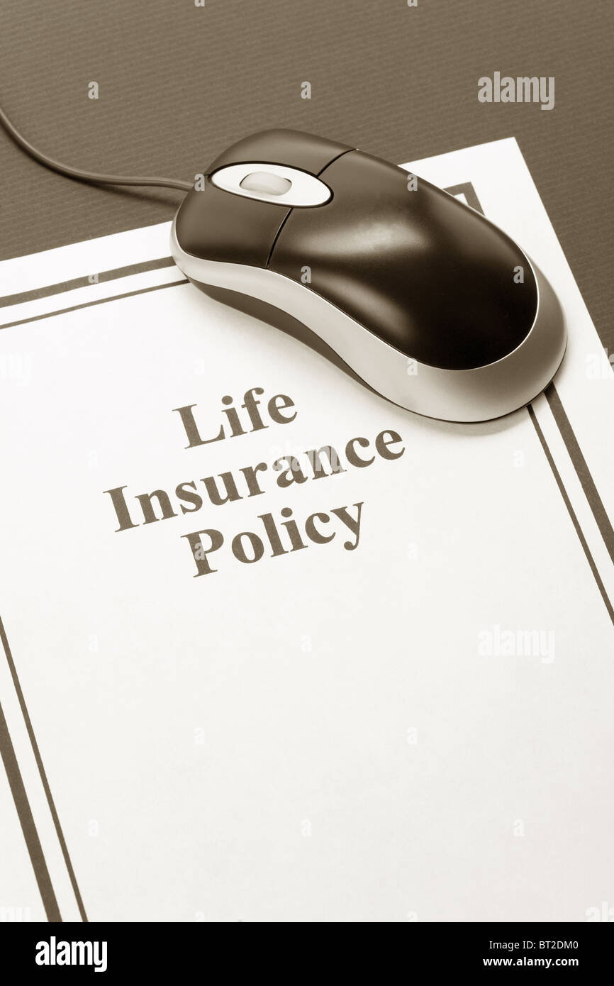 Document of Life Insurance Policy for background Stock Photo - Alamy