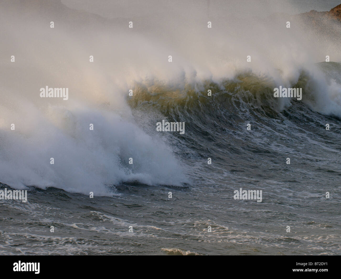 Stormy waves, Cornwall, UK Stock Photo - Alamy