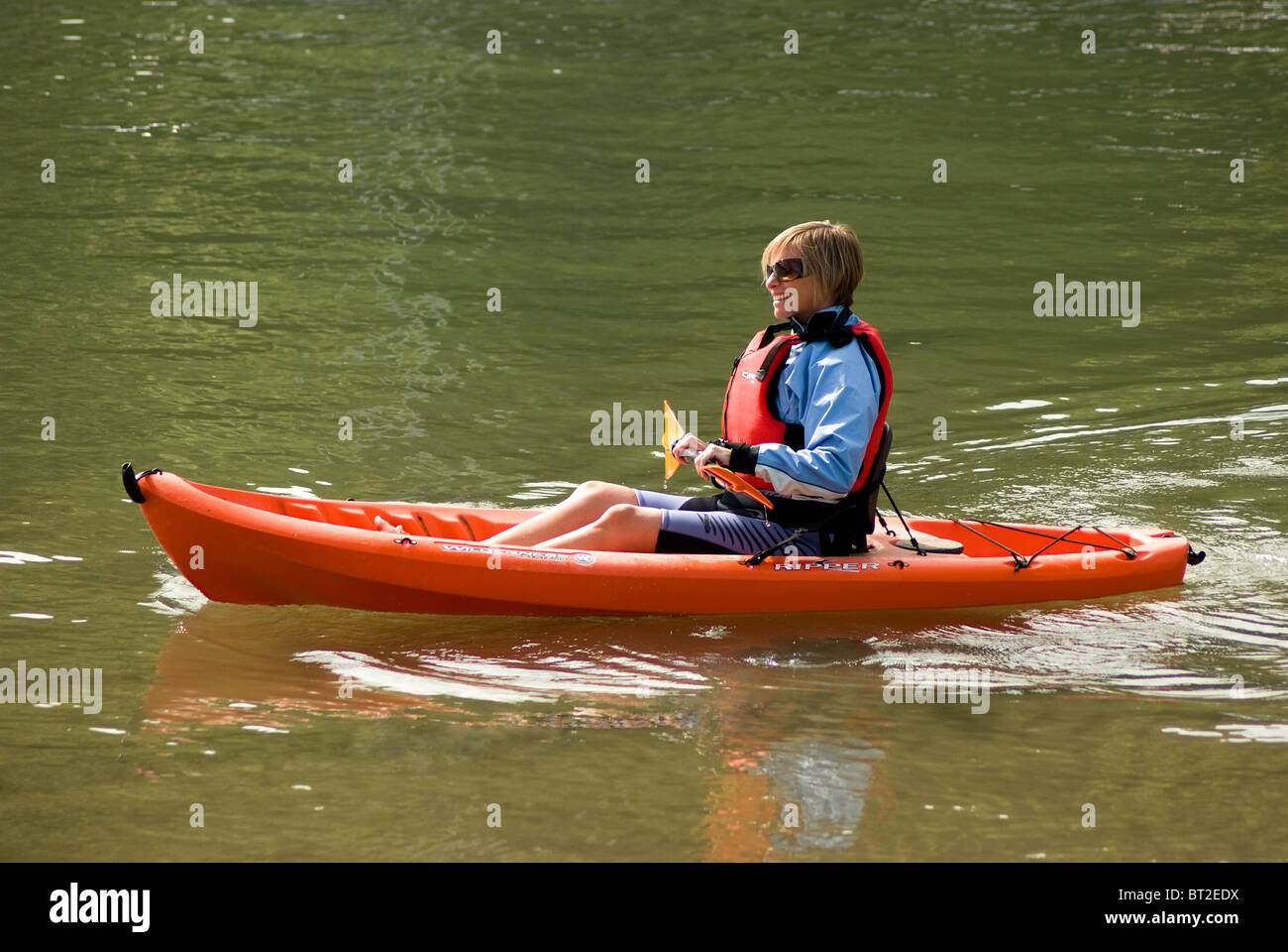Female canoeist hi-res stock photography and images - Alamy