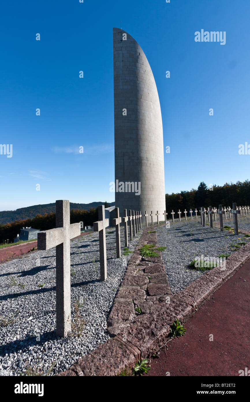 Memorial to the dead, Struthof concentration camp, Alsace, France Stock ...