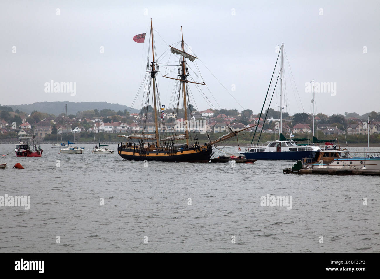 Classic Schooner Pickle built as a replica of HMS Pickle of 1805, famed ...