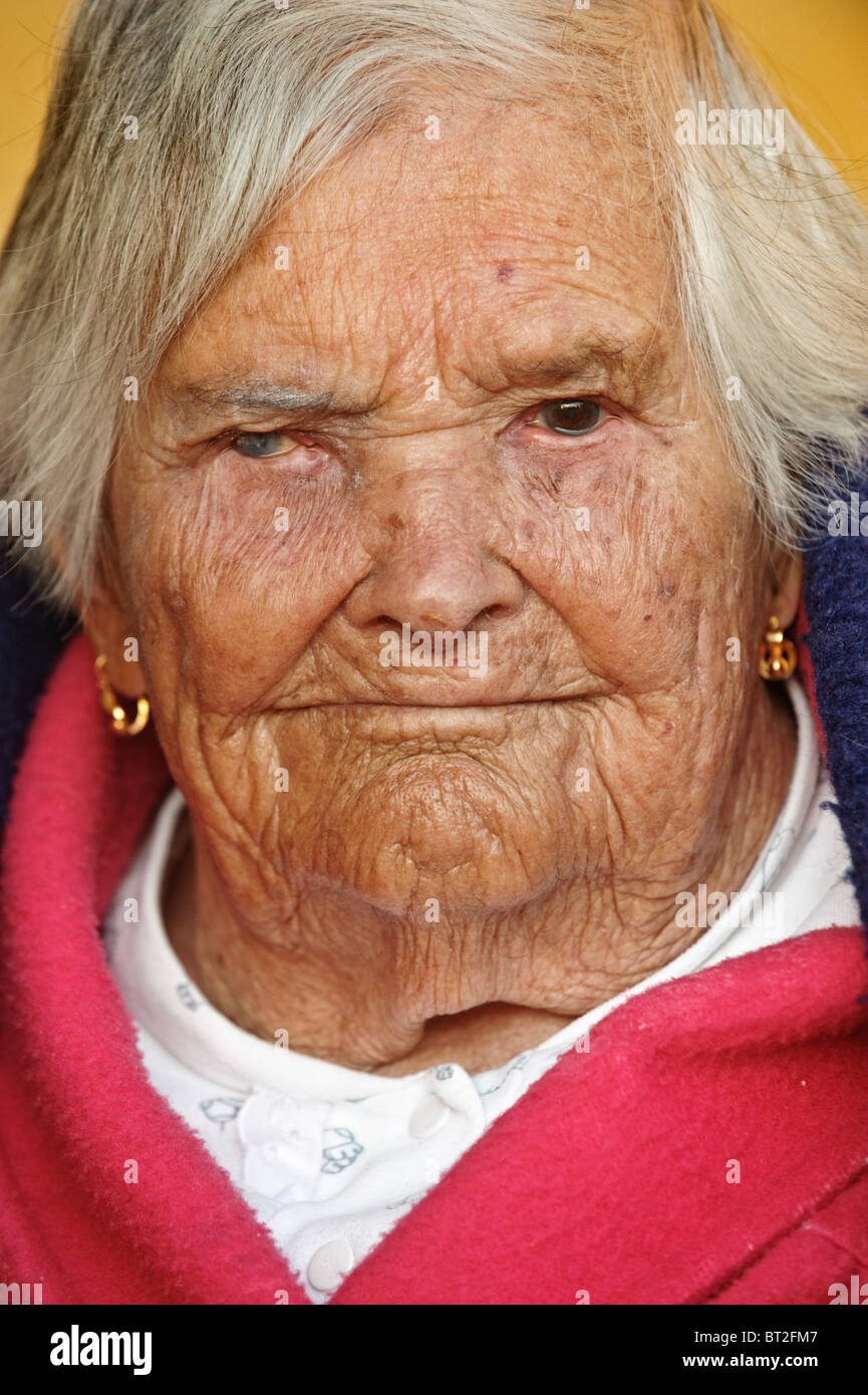 115 years old woman Stock Photo - Alamy