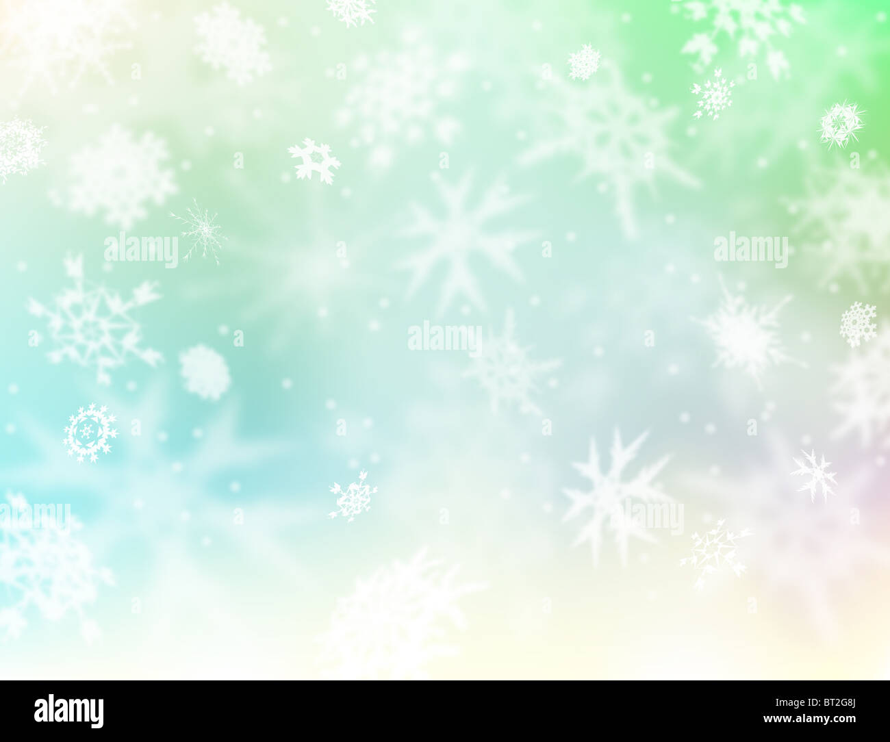 Background illustration of a light and soft snowfall Stock Photo - Alamy