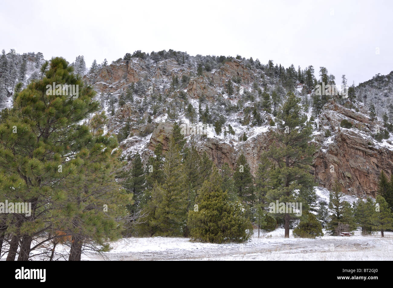 New Mexico in winter, USA Stock Photo - Alamy