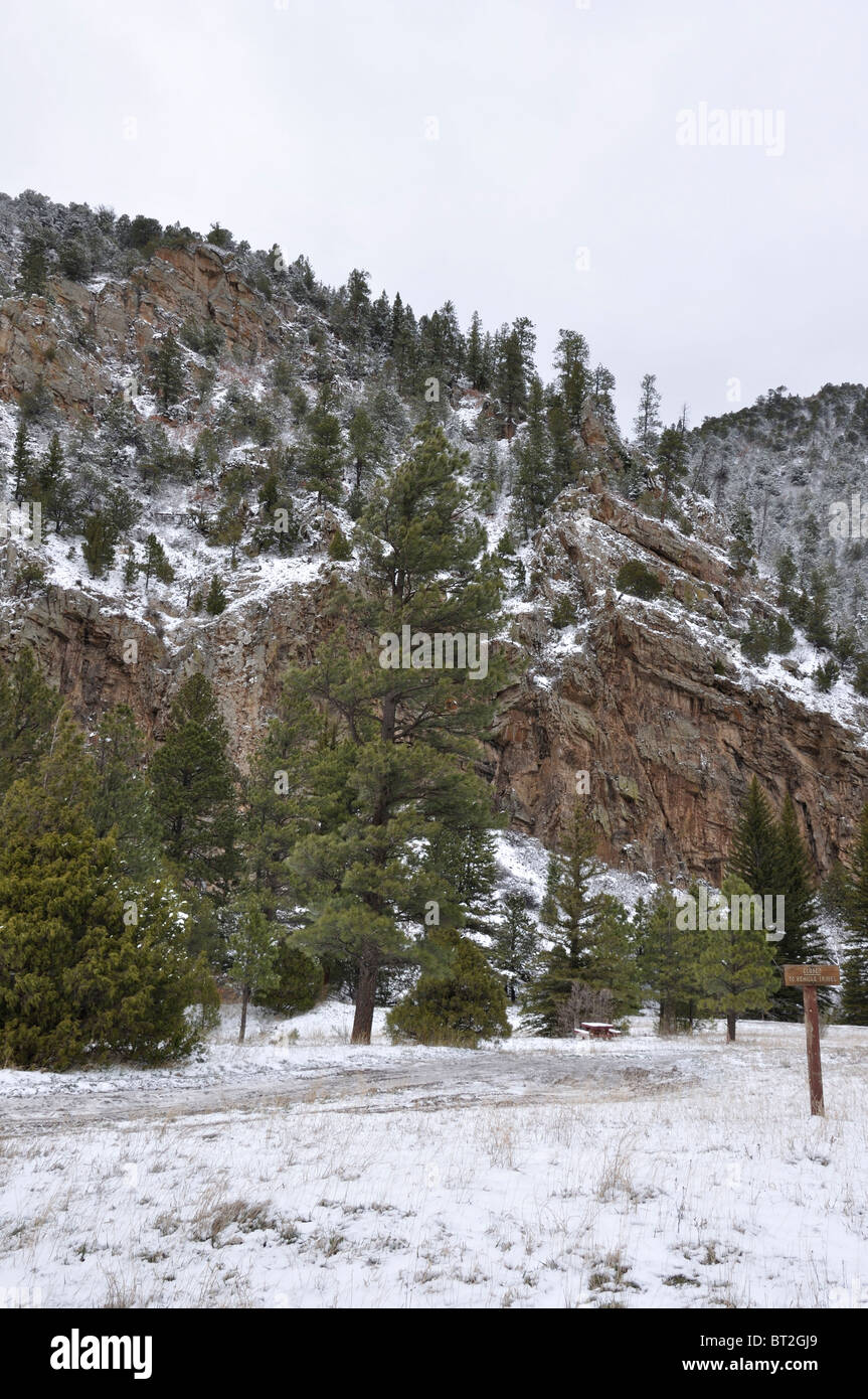 New Mexico in winter, USA Stock Photo - Alamy