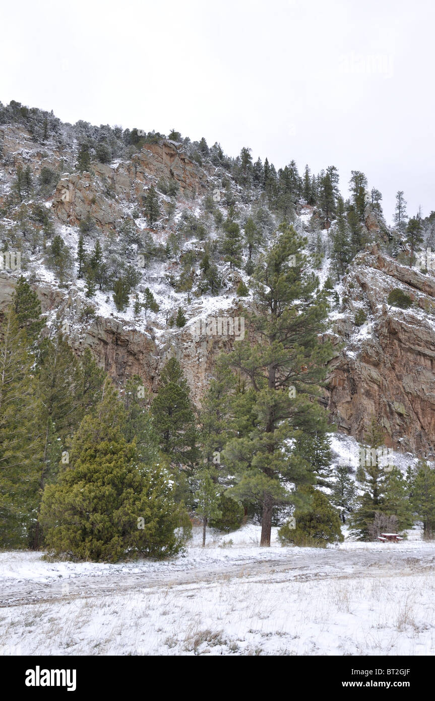 New Mexico in winter, USA Stock Photo - Alamy