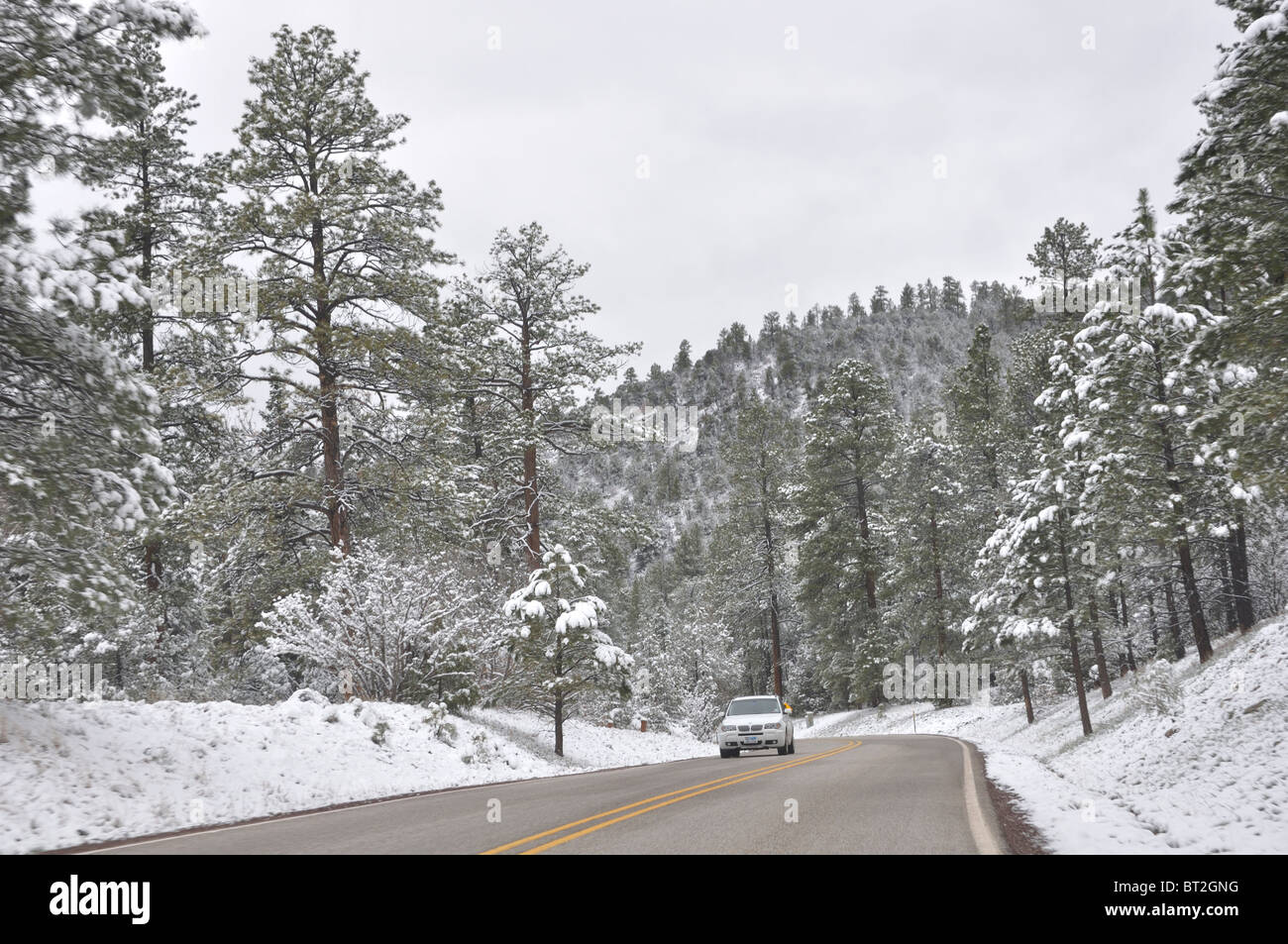 New Mexico in winter, USA Stock Photo - Alamy