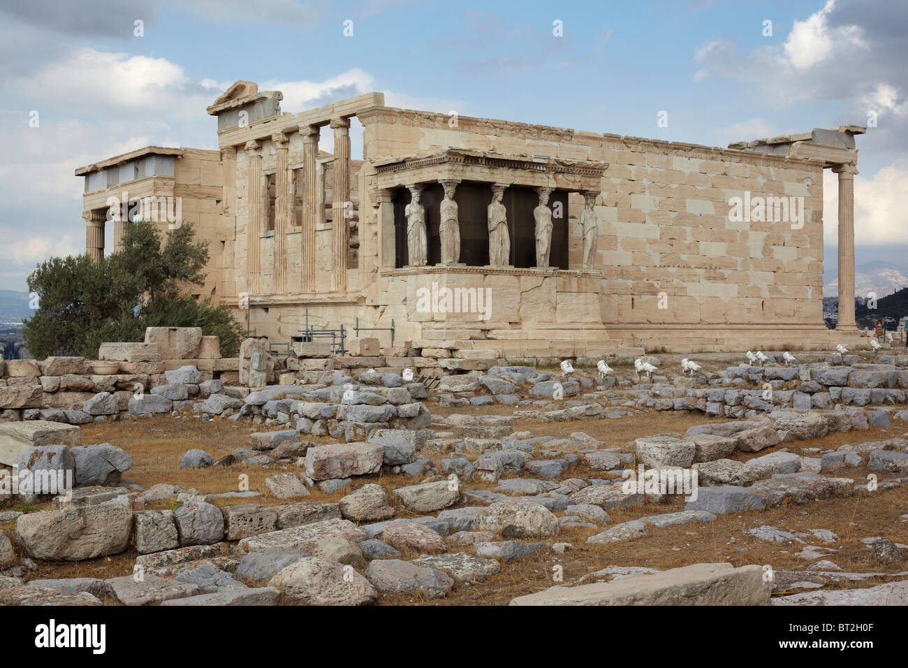 Acropolis Athens Greece Tourism temple Stock Photo - Alamy