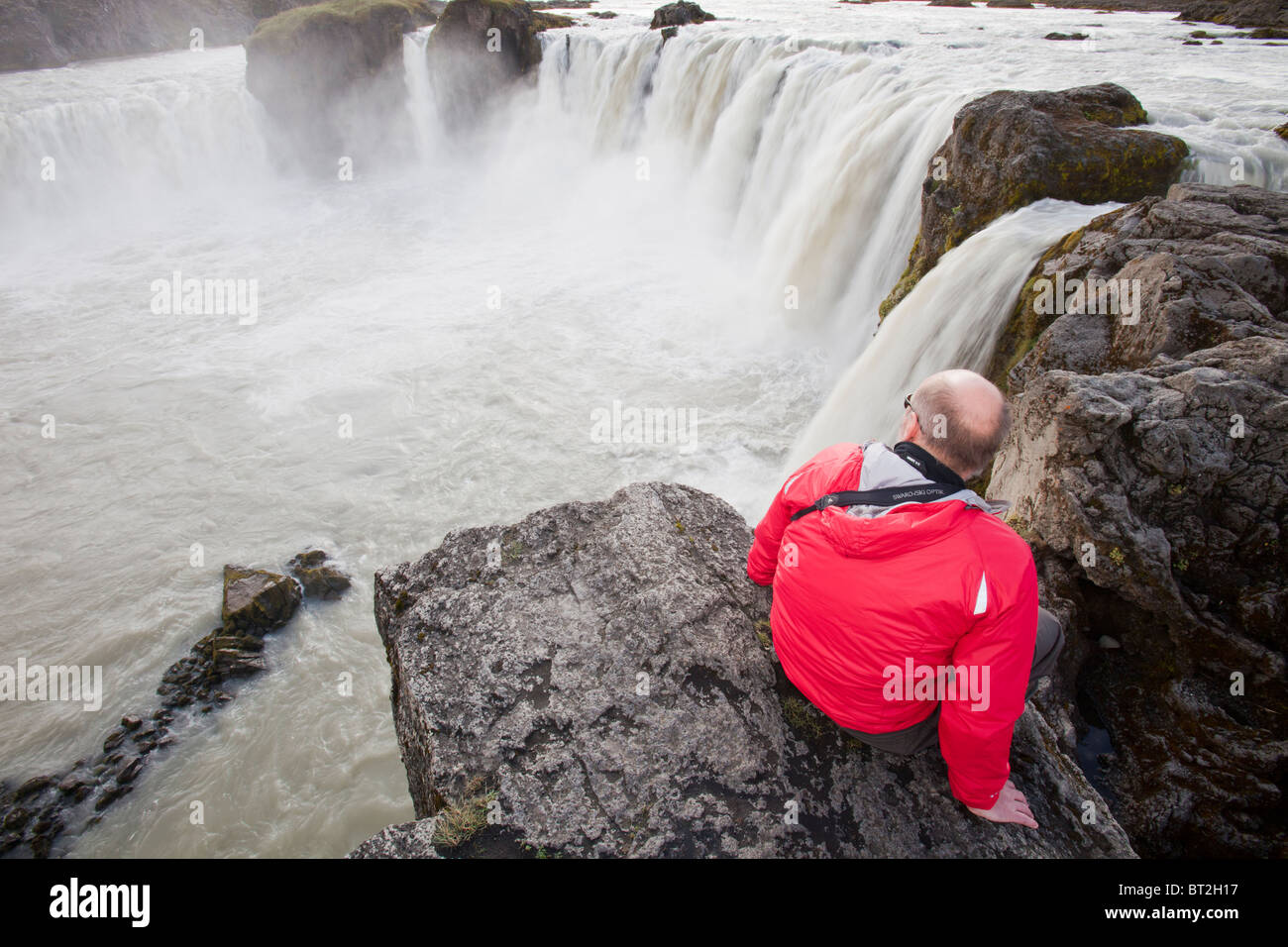 Godafoss waterfall in northern Iceland near Akureyri Stock Photo - Alamy