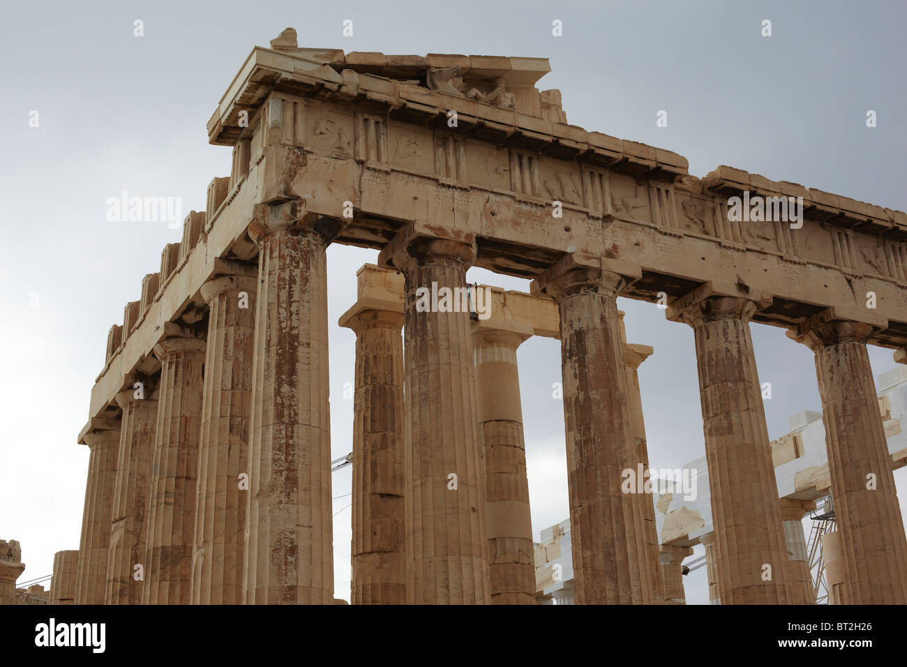 Acropolis Athens Greece Tourism temple Stock Photo - Alamy