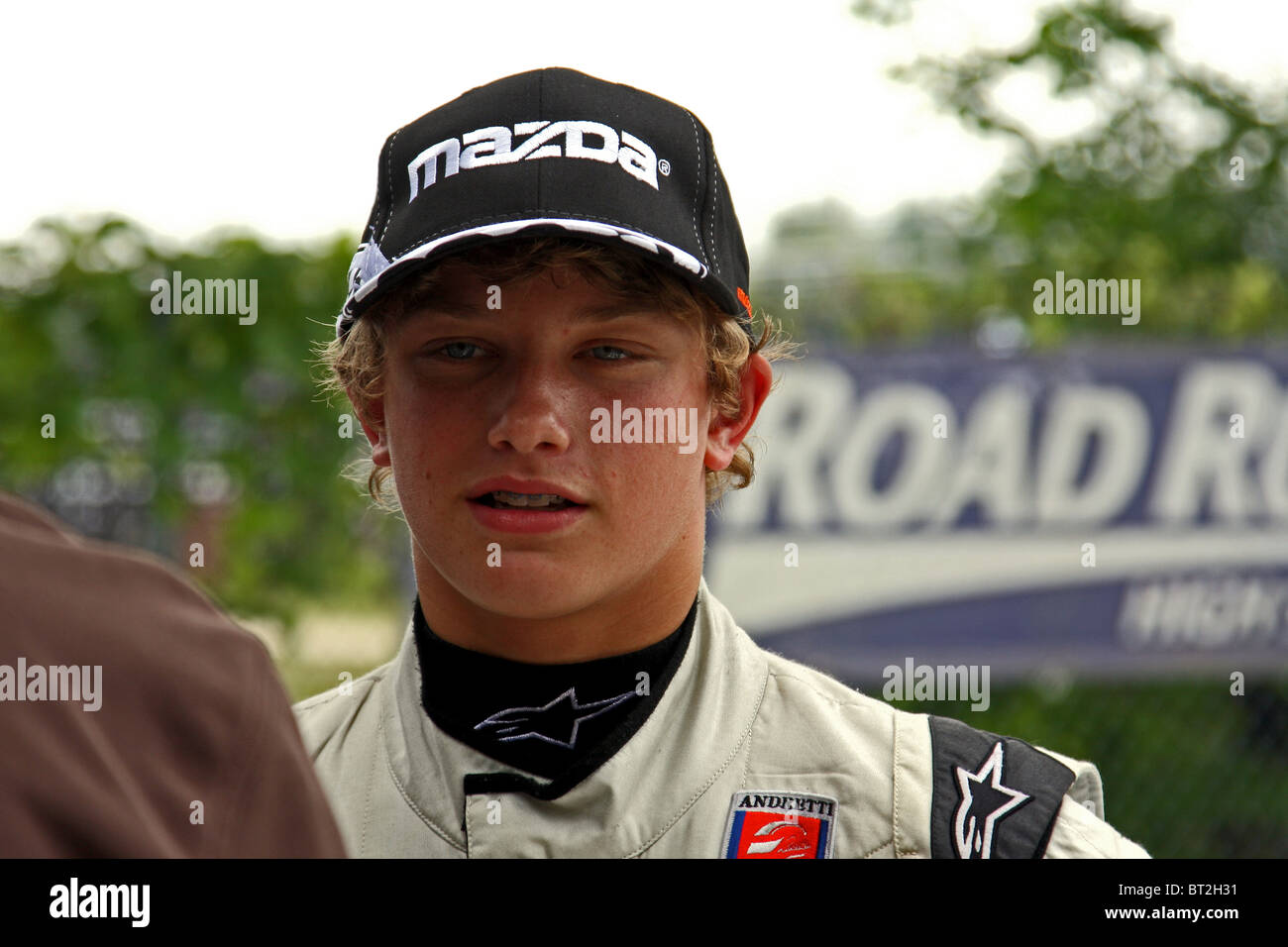 Sage Karam driver of the #8 Team Comfort Revolution car for Andretti ...