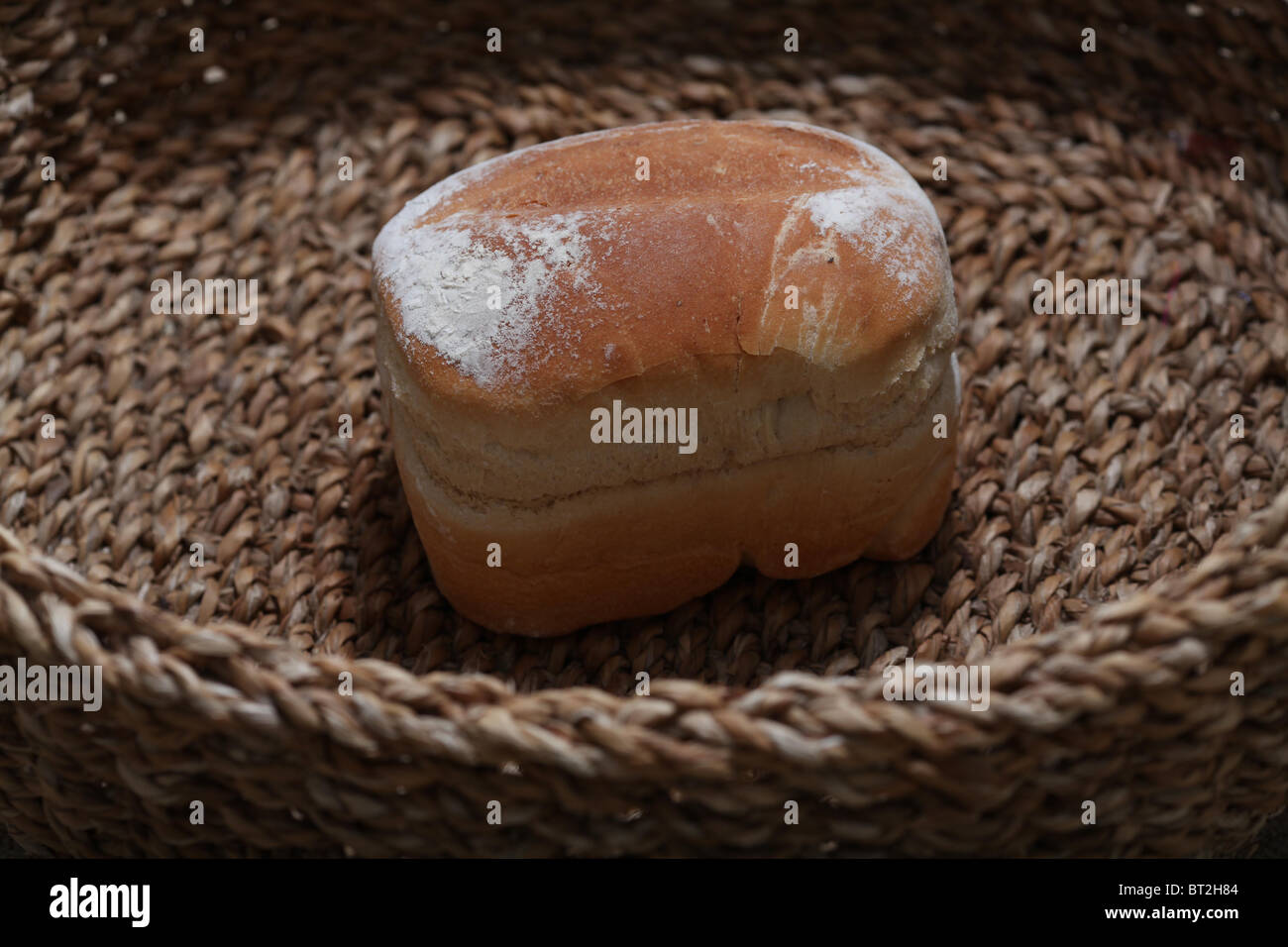A small farmhouse white loaf Stock Photo - Alamy